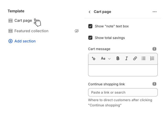 Turbo templates: Cart page – Out of the Sandbox