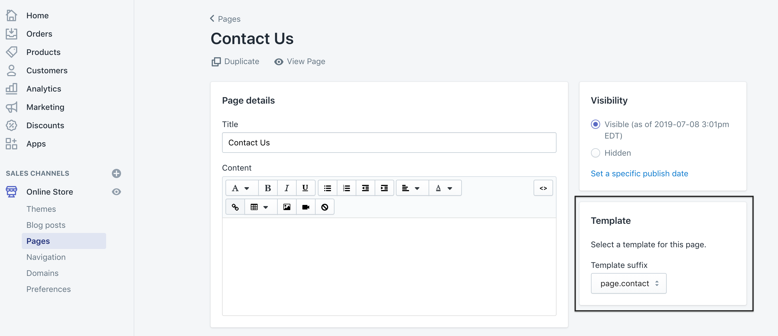 Flex Guide Contact Page Template Out Of The Sandbox